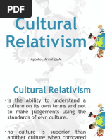 Cultural Relativism PPT 1st Sem 2022 2023 | PDF | Relativism | Morality