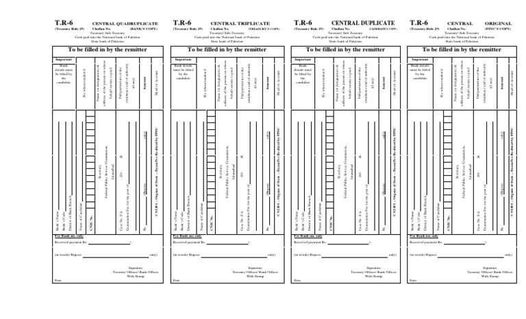 Challan Form 21 05 2014 PDF | PDF