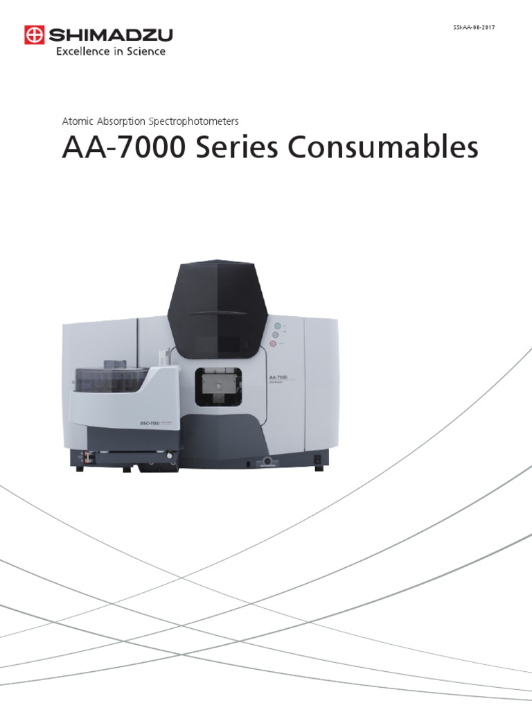 AA-7000 Series Consumables: Atomic Absorption Spectrophotometers | PDF ...