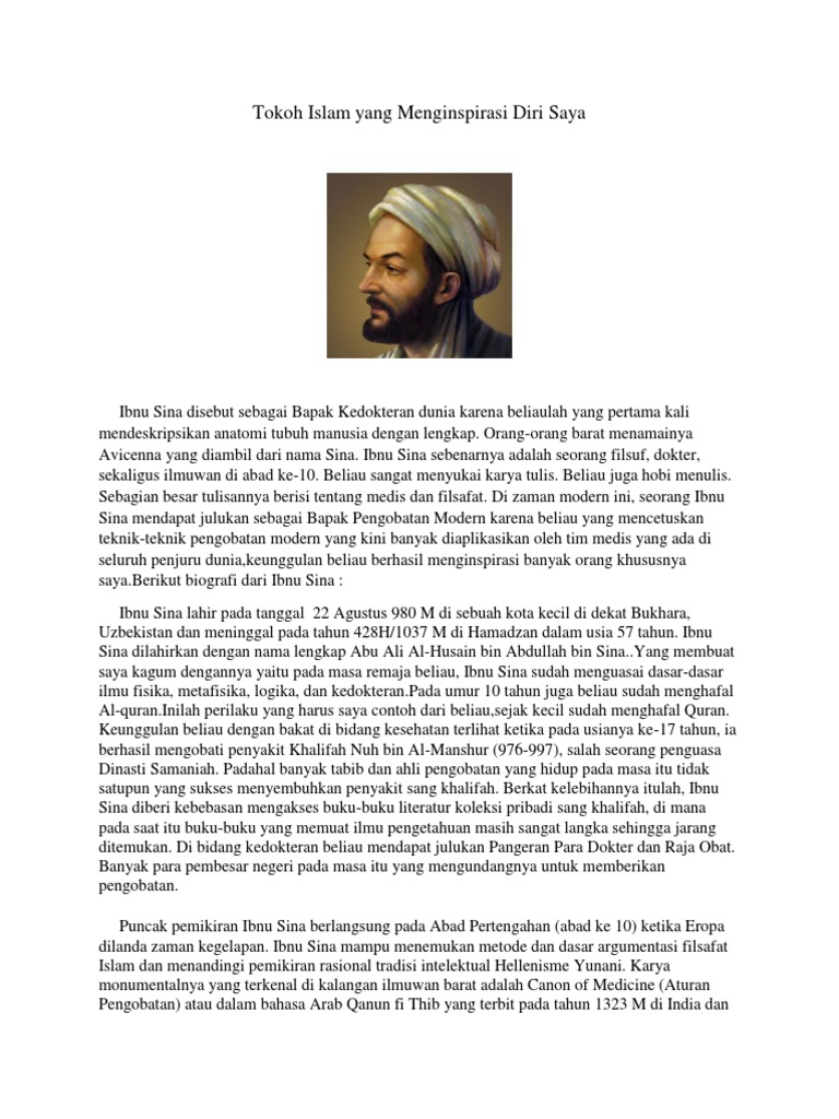 Tokoh Islam Yang Menginspirasi Diri Saya Pdf