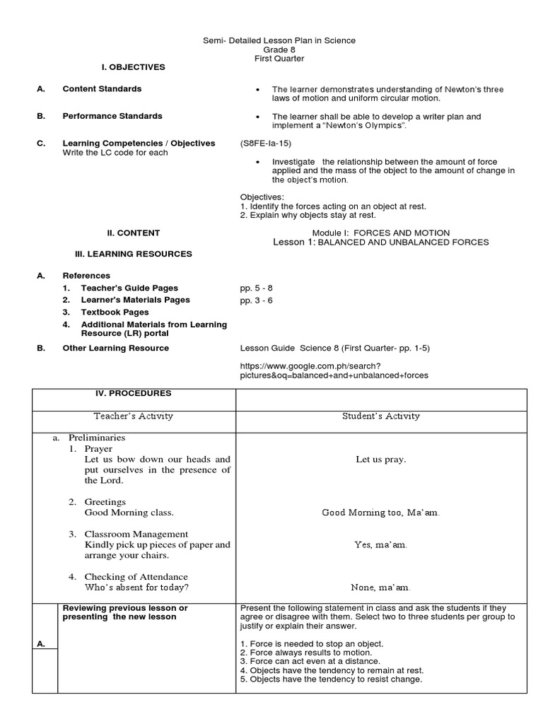 DLP Science g8 | PDF | Friction | Force