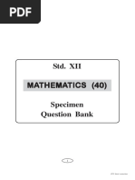 Mathematics Practical Book of 12th HSC Board with solution | PDF