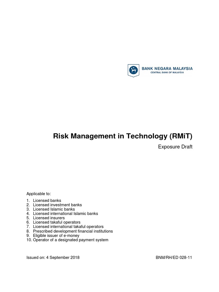 Risk Management in Technology | PDF | Risk Management | Cryptography