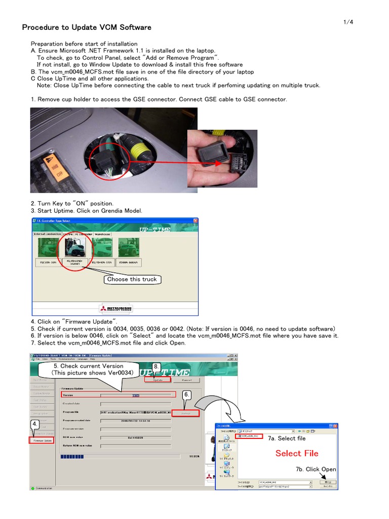 Procedure To Update VCM Software (Mit) | PDF | Areas Of Computer ...
