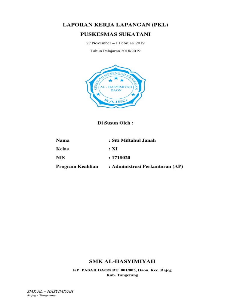 Jurnal Laporan PKL | PDF