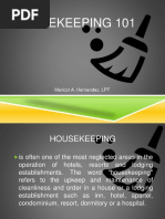 Housekeeping Terminology Guide | PDF | Housekeeping | Hotel