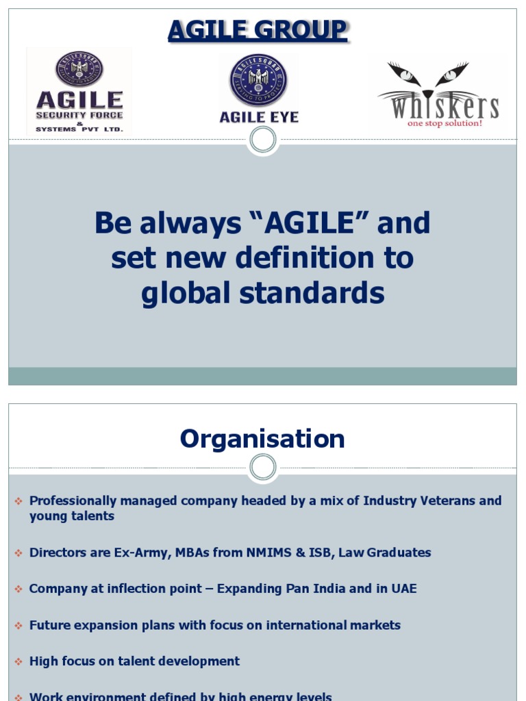 Agile Security Services Overview | PDF | Surveillance | Security Guard