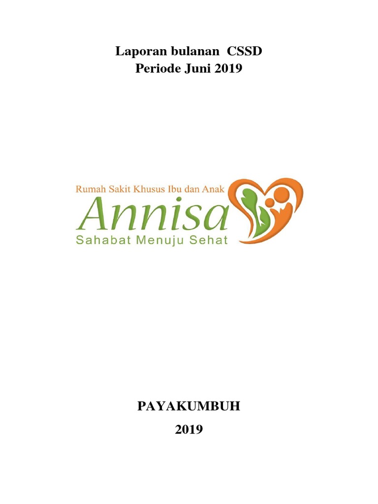 Laporan CSSD Juni 2019: Evaluasi & Progres | PDF
