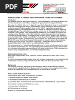 Tapping Torque Values PDF | PDF | Industrial Processes | Metalworking