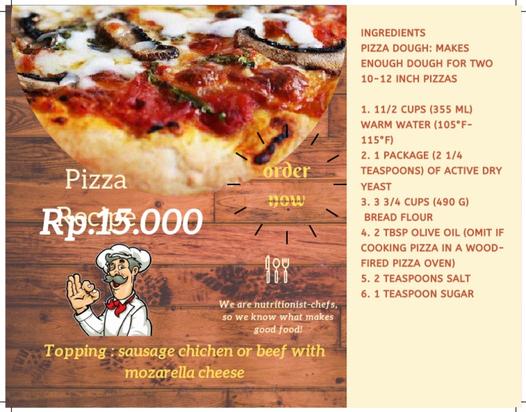 Homemade Pizza Dough Recipe | PDF