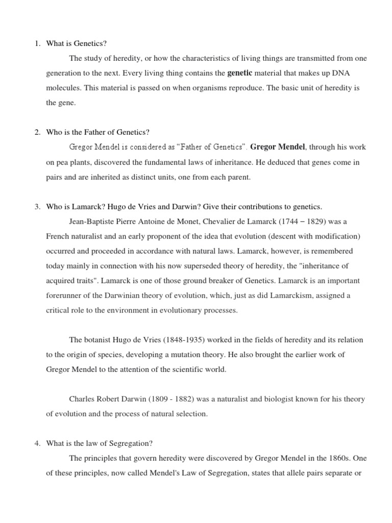 Botany Genetics | PDF | Dominance (Genetics) | Zygosity