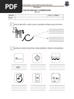 Prueba Ce, Ci, Gue, Gui, Que Qui | PDF | Artes del Lenguaje y ...