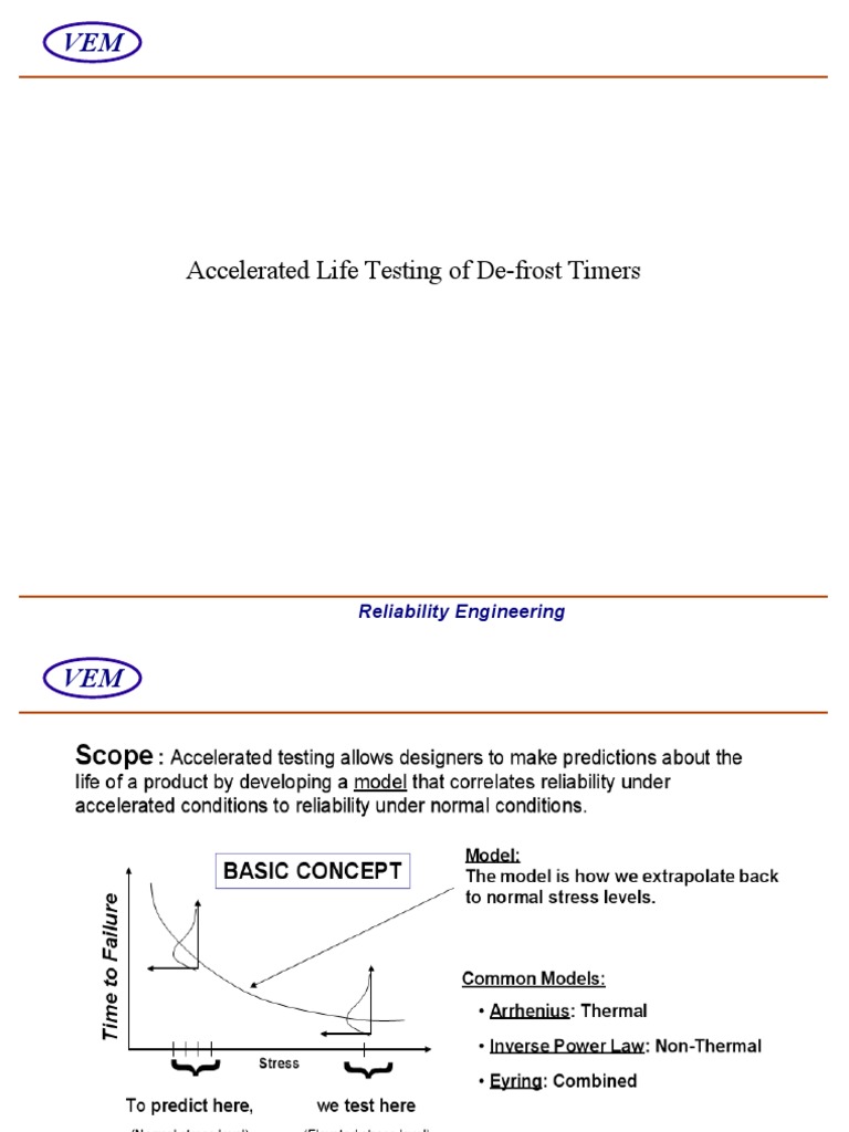 DFT - Accelerated Life Test Report | PDF | Reliability Engineering ...