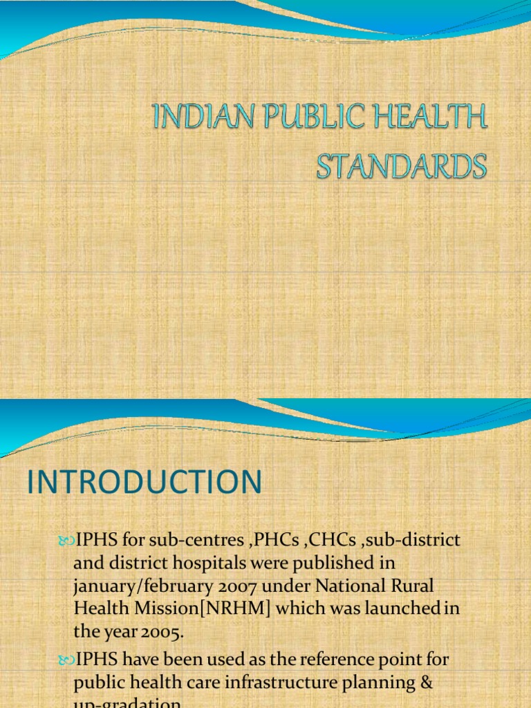 IPHS Fo SC PHC CHC | PDF | Public Health | Preventive Healthcare