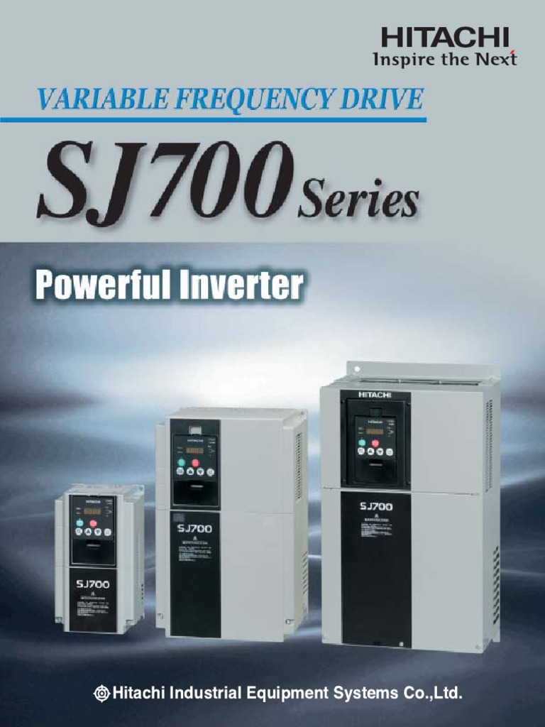 Hitachi Sj700 Series Variable Frequency Drive | PDF | Power Engineering ...