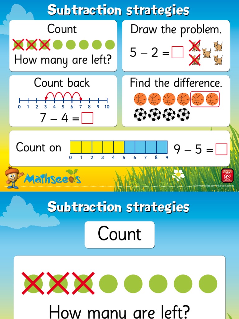 Subtraction Strategies | PDF