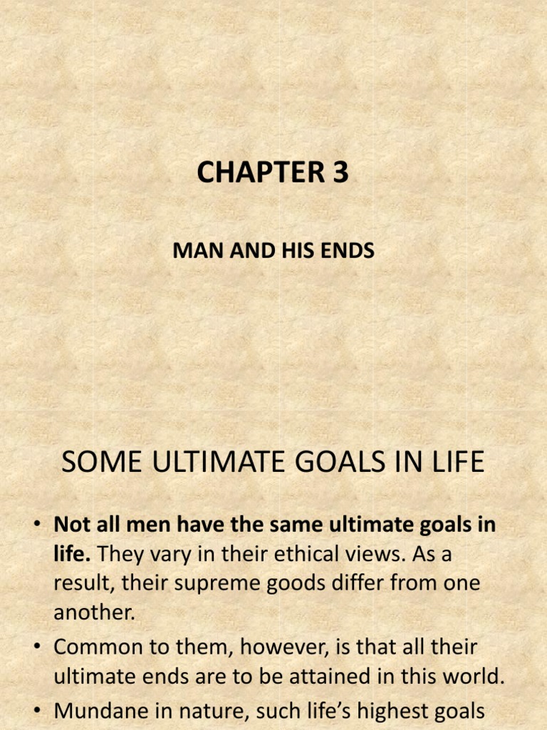 Ultimate Goals of Life | PDF | Utilitarianism | Hedonism