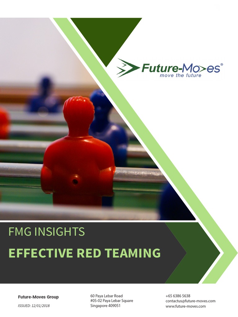 Effective Red Teaming | PDF | Decision Making | Chief Executive Officer