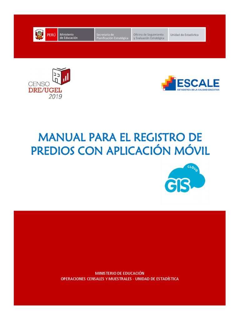 Manual Gis Cloud Censo Dre Ugel Ultimo | PDF | Aplicación movil ...
