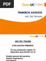 Diapositivas Primeros Auxilios | PDF | Primeros auxilios | Reanimación cardiopulmonar
