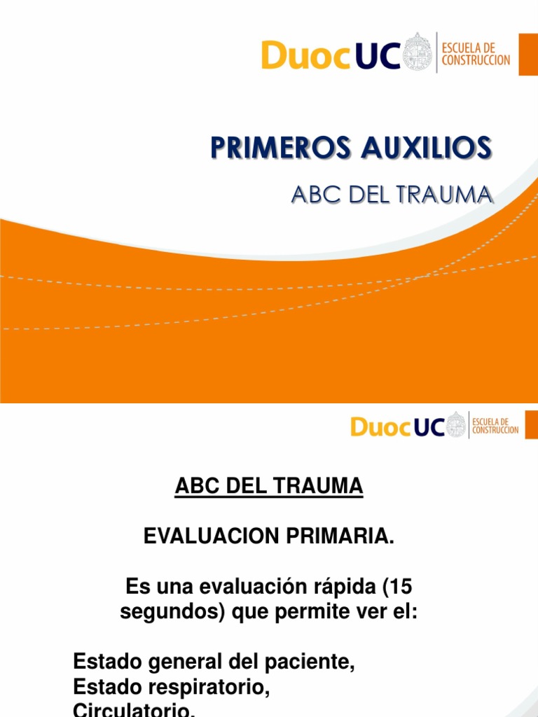 2.2.1 Abc Del Trauma | PDF