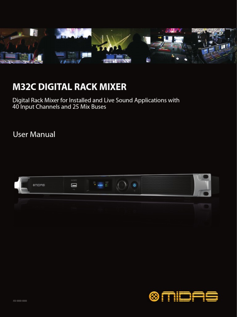 M32C Digital Rack Mixer: User Manual | PDF | Electricity | Electronics