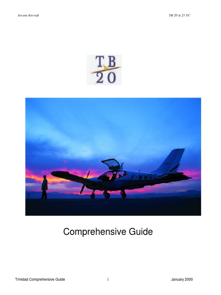 tb20 Datasheet PDF | PDF | Cockpit | Aircraft