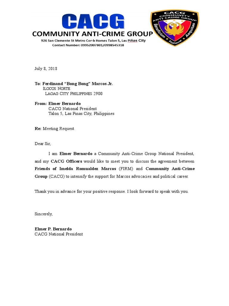 Letter To Politicians | PDF