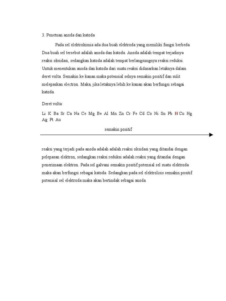 Penentuan Anoda Dan Katoda PDF | PDF
