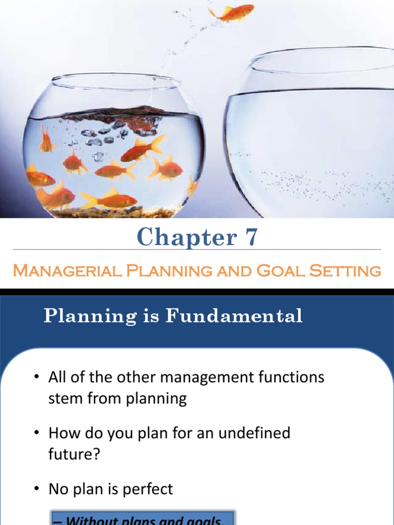 Managerial Planning and Goal Setting | Download Free PDF | Goal ...