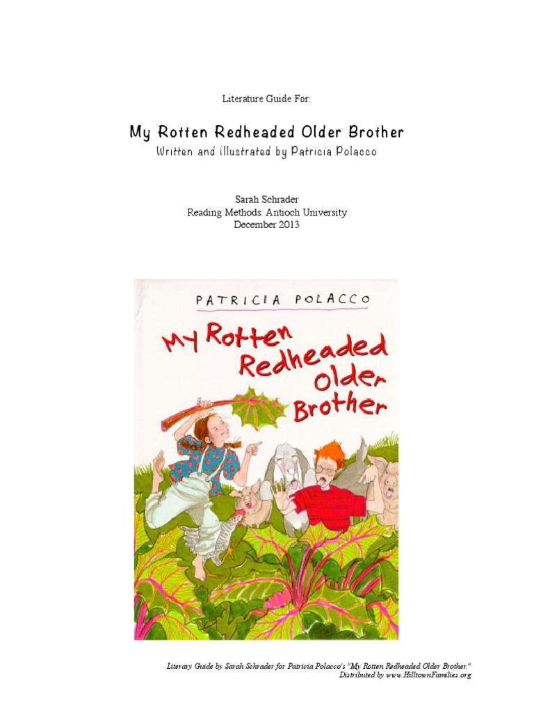 My Rotten Redheaded Older Brother Book 9.2 | PDF | Narrative | Reading ...