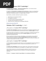 TKT PDF | PDF | Prueba (evaluación) | Aprendizaje