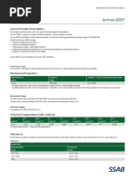 Hardox 450 Data Sheet | PDF | Sheet Metal | Engineering Tolerance