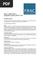 Frac Code List 2024 | PDF | Fungicide | Metabolic Pathway