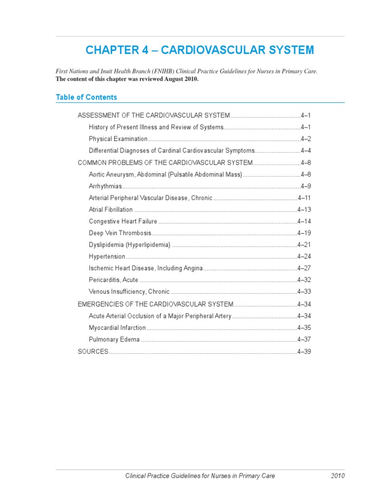 Chapter 4 - Cardiovascular System | Download Free PDF | Heart ...