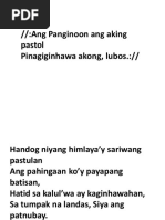 It Is Well Tagalog | PDF