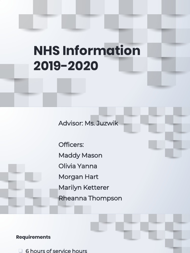 Nhs Guidelines | PDF