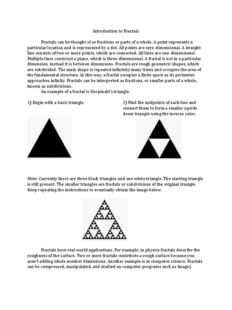 Fractalyse | PDF | Fractal | Mathematical Concepts