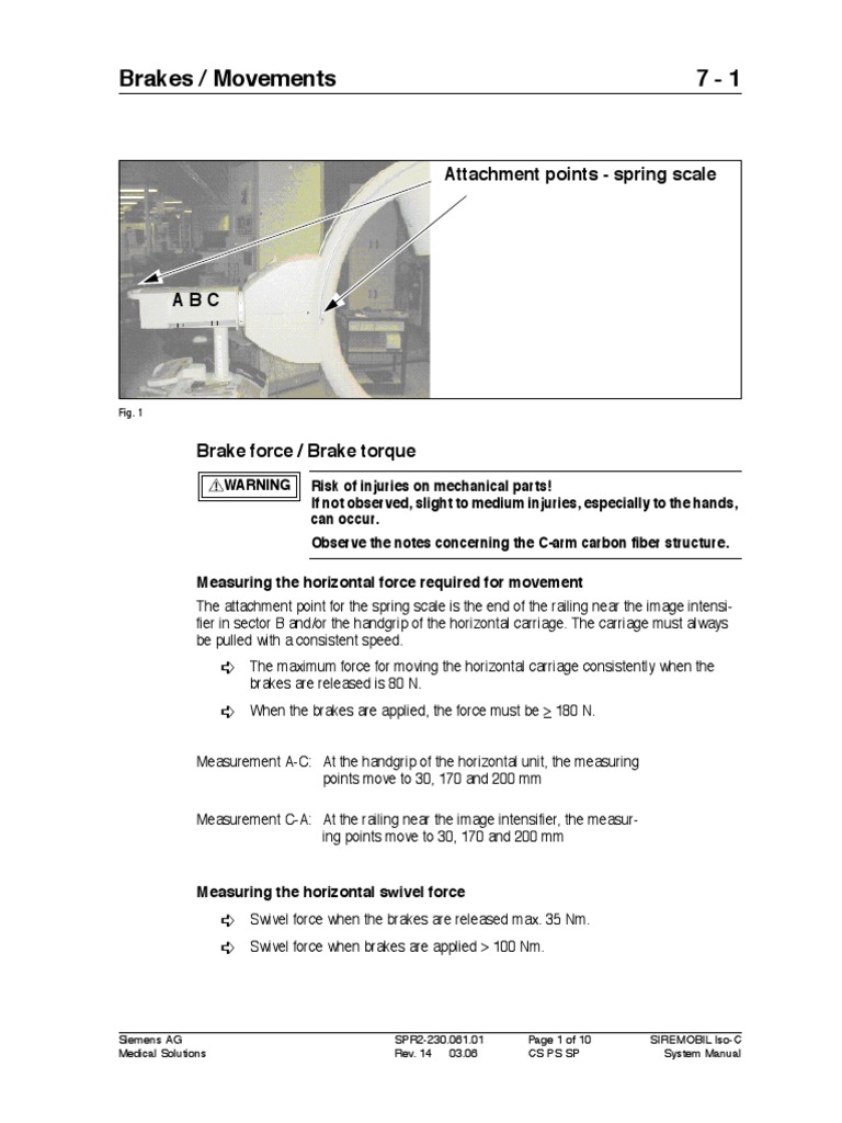 Siemens Service Instructions Isco C Brakes | PDF | Switch | Electrical ...