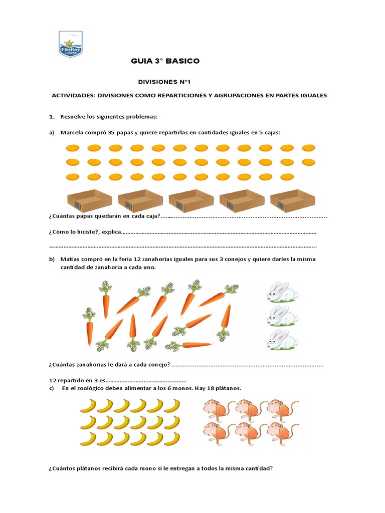 Guia de Divisiones 3 Basico | PDF