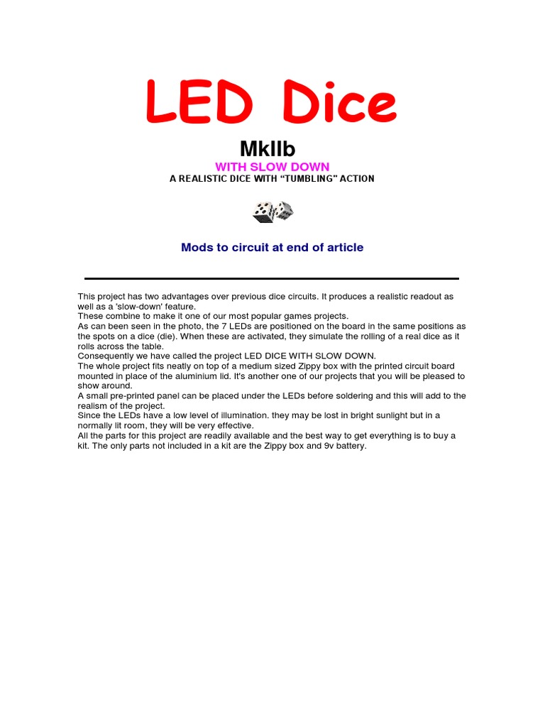 LED Dice | PDF | Printed Circuit Board | Electronic Circuits