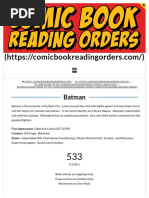 DC Comics Chronological Reading Guide | PDF | Batman | Golden Age Of ...