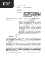 Modelo de Denuncia Penal Por Amenazas | PDF