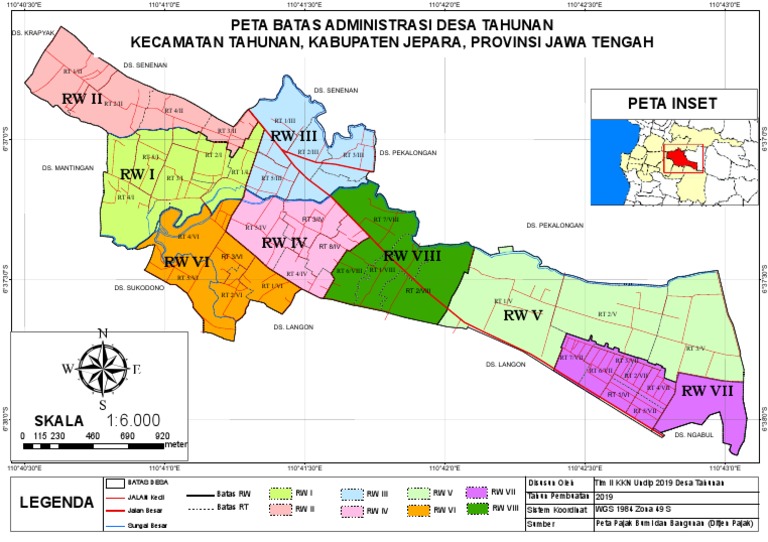 Peta Administrasi Desa (A1) | PDF
