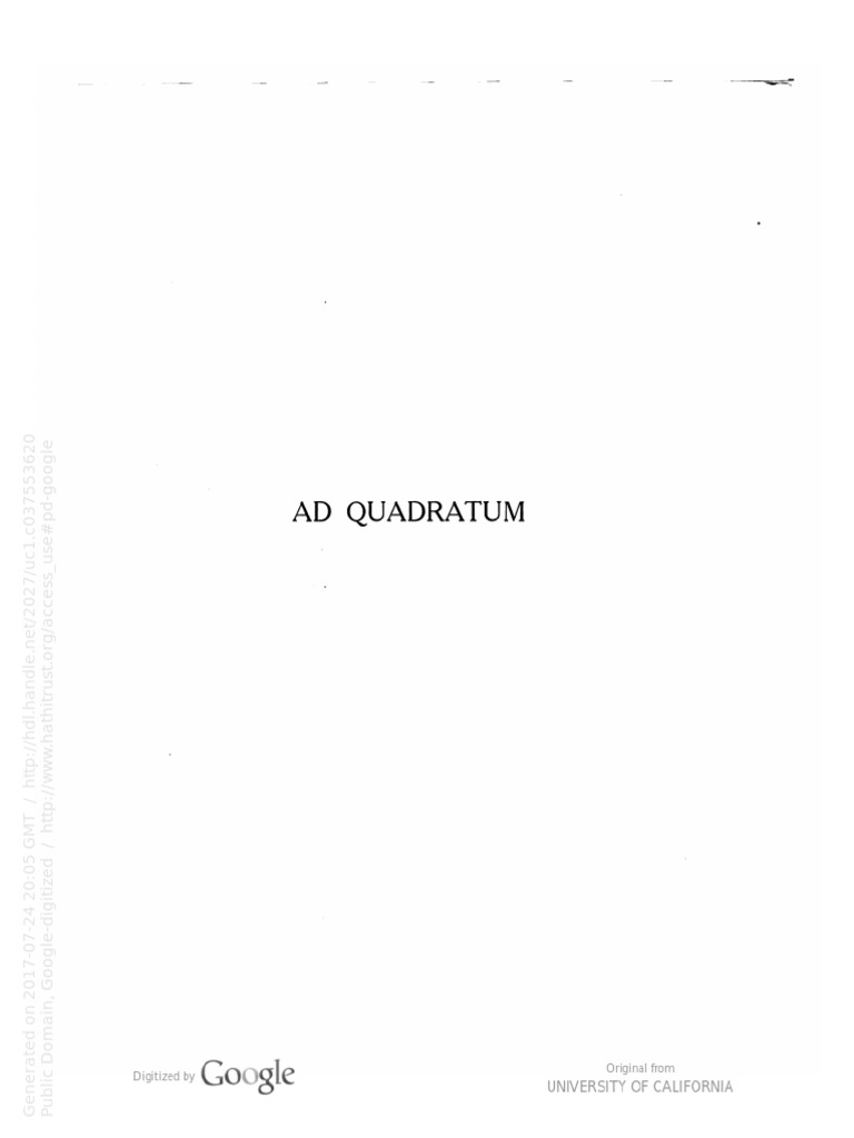 Ad Quadratum | PDF | Architectural Styles | Religious Architecture