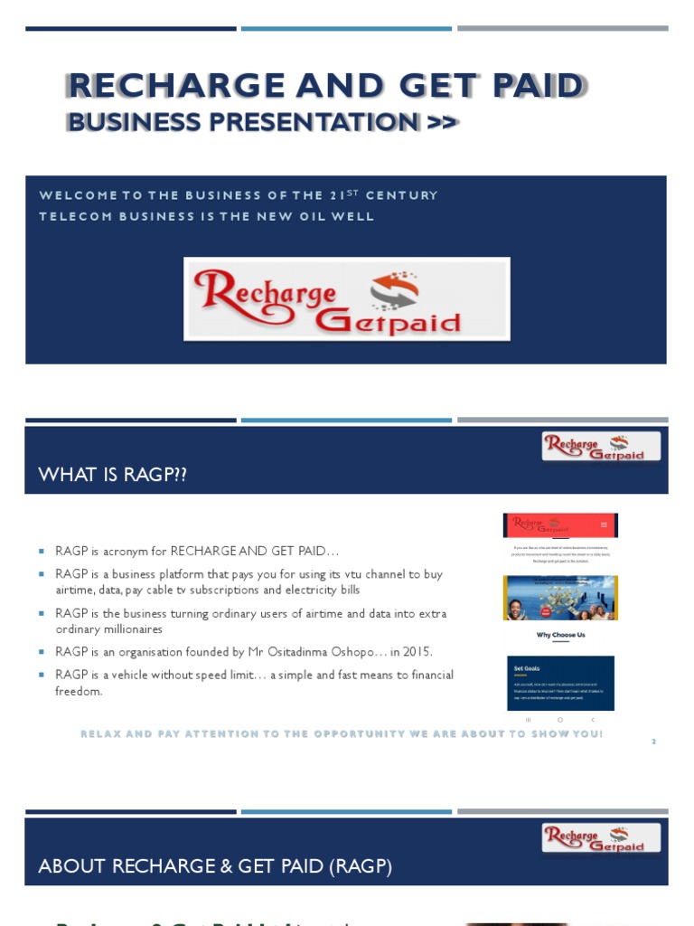 Ragp Business Presentation | Download Free PDF | Economies | Business