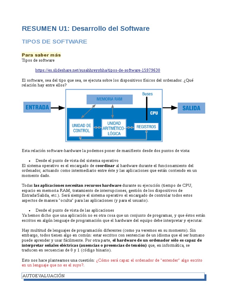 Resumen Desarrollo Del Software | PDF | Programación de computadoras ...