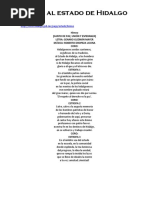 Himno Al Estado de Hidalgo | PDF