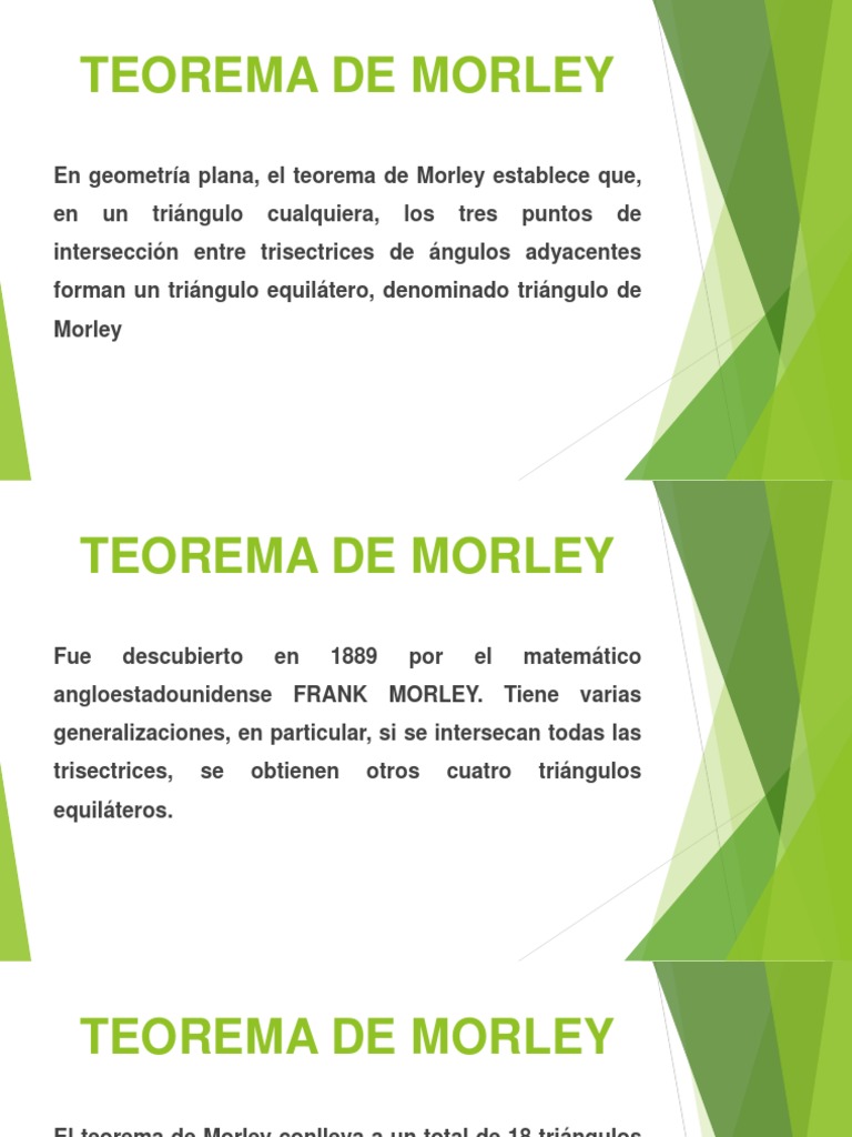 Teorema de Morley en Triángulos | PDF