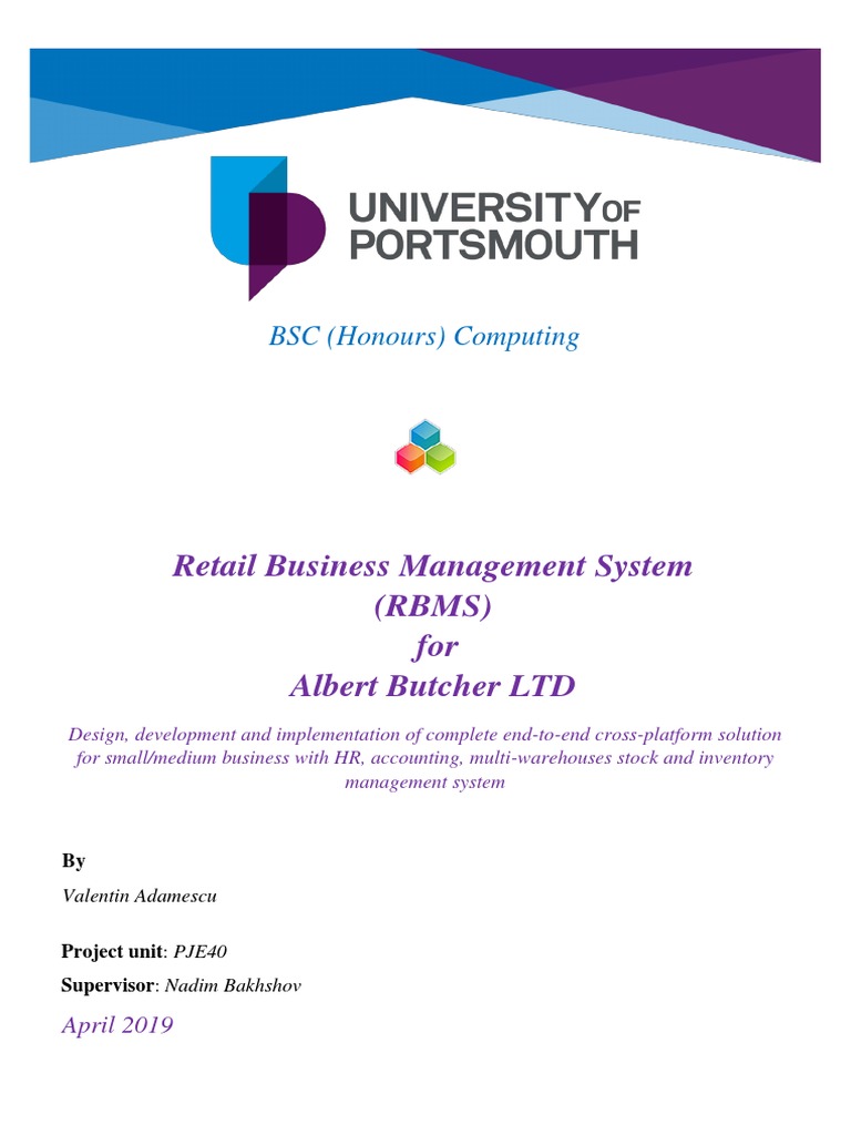 Retail Business Management System | PDF | Inventory | Value Added Tax